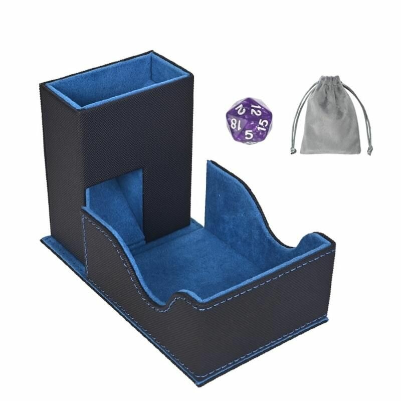 Складная башня для кубиков с фланелевым мешочком, Синий
