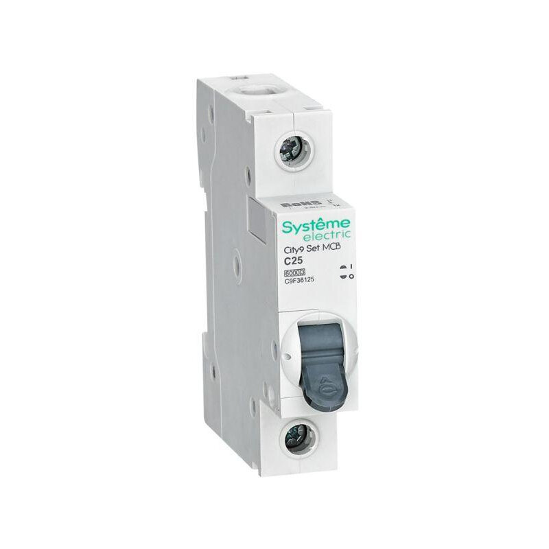 Выключатель автоматический 1п City9 Set (АВ) C 25А 6кА 230В SE, SCHNEIDER ELECTRIC C9F36125 (1 шт.)