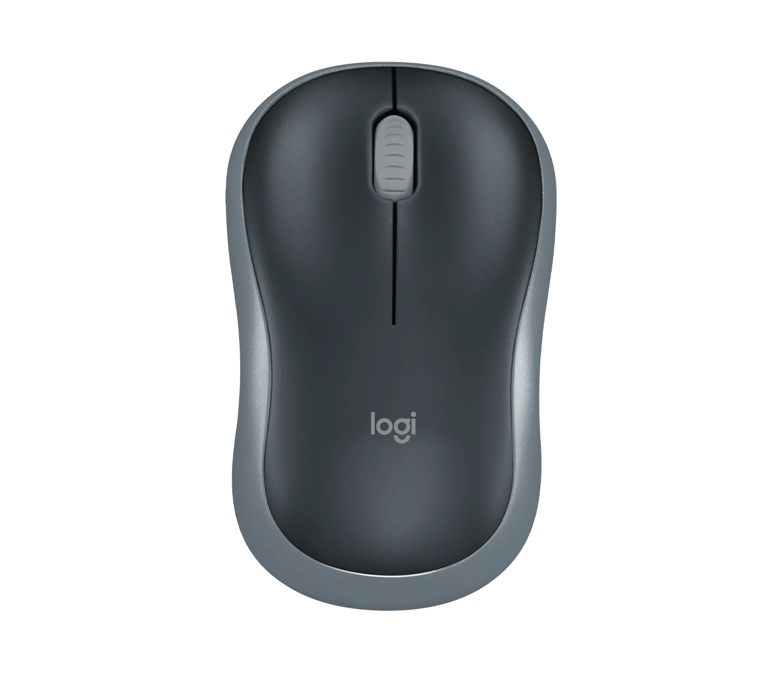 Мышь Logitech M185, оптическая, беспроводная, USB, черный и серый [910-002252]