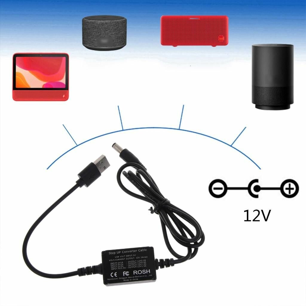 Кабель питания USB-DC 5.5x2.1 мм — фото 1