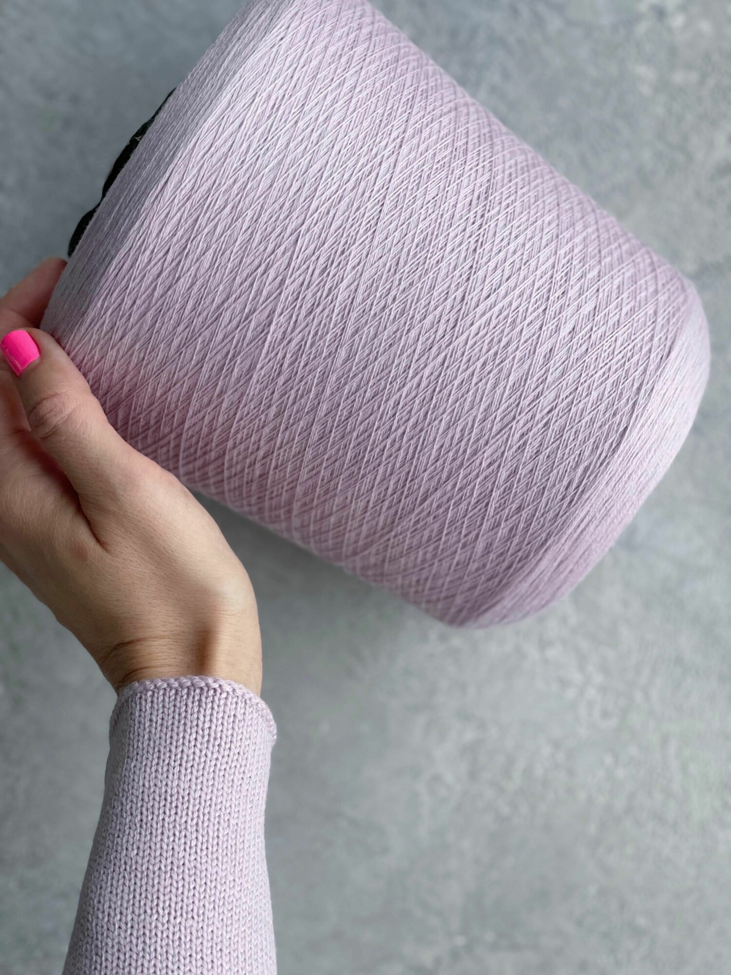 Пряжа для вязания Palermo filatura di Magia 100% меринос / 100г-1500м / Сиреневый / Италия