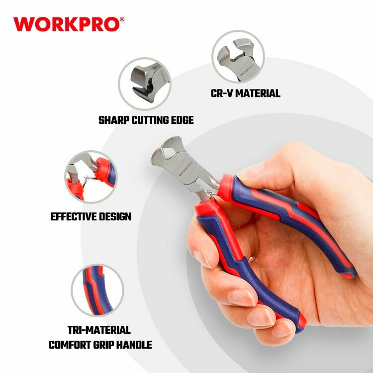 Кусачки-мини 100мм CR-V WORKPRO