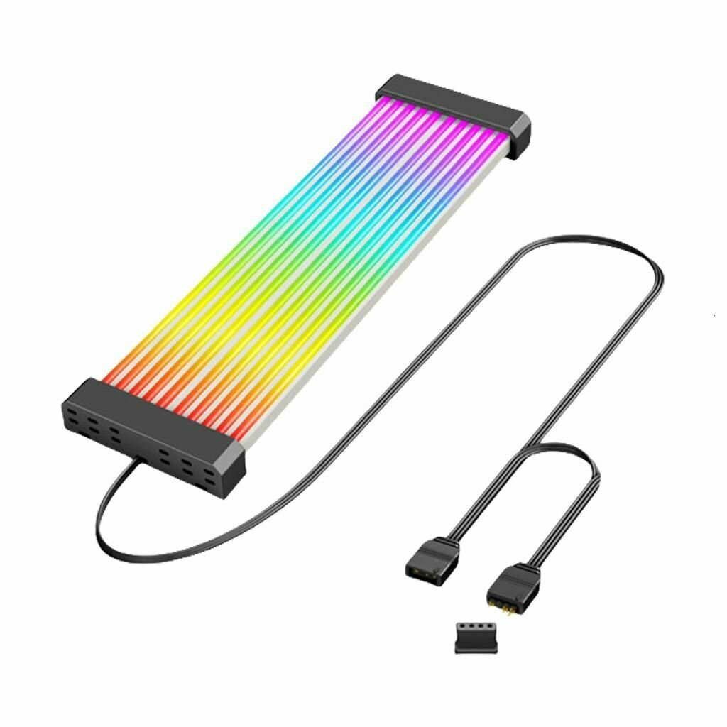 Гибкий ARGB кабель для видеокарты, - AL200 3x8Pin