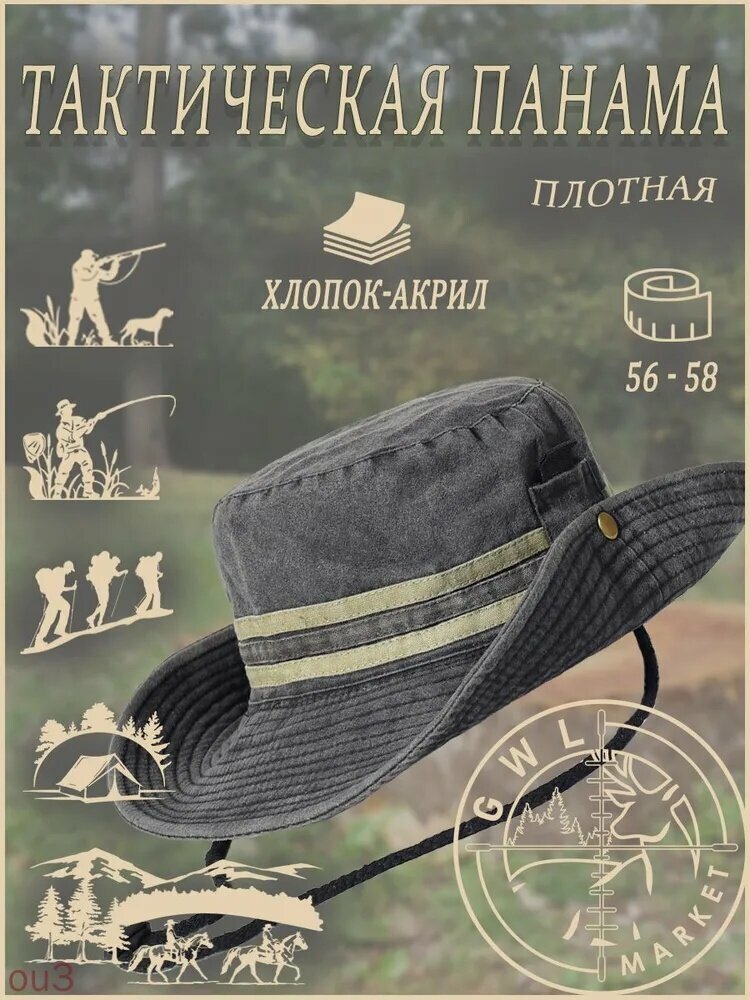 Панама для рыбалки и охоты