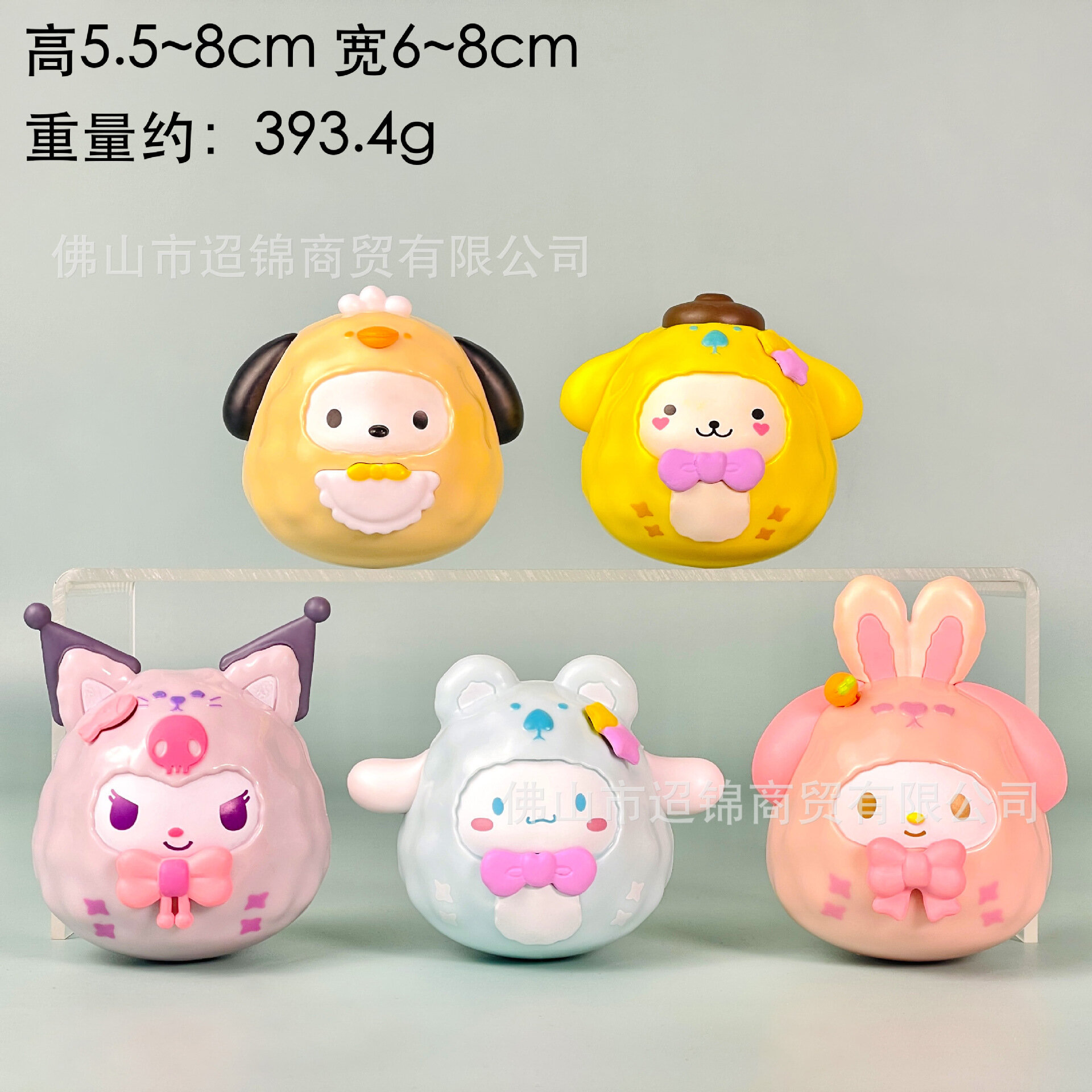 Блокнот для заметок My Melody, фигурка собаки Chloe Pacha, фигурка собаки Cinnamon, фигурка собаки Pudding