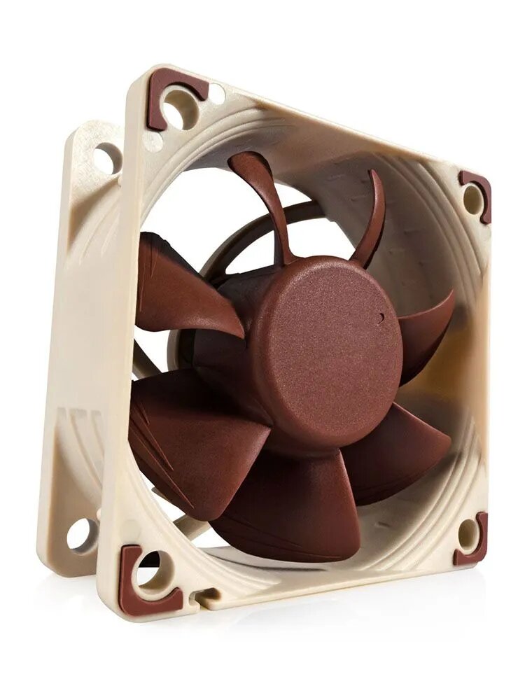 Вентилятор Noctua NF-A6X25 PWM FLX Brown - 60mm Тихий Вентилятор для ПК — фото 1