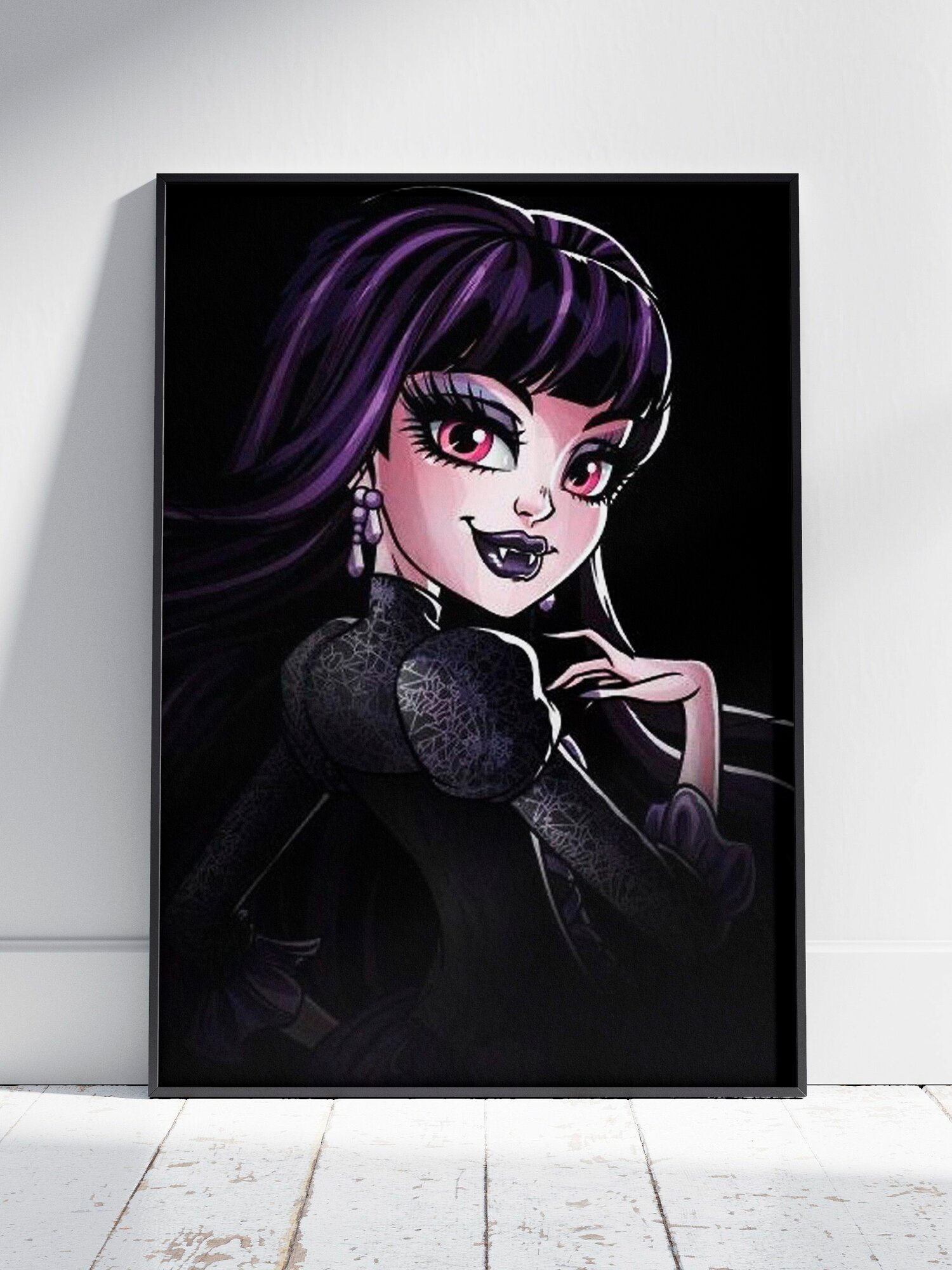 Плакат на стену для интерьера Monster High (Элизабет 1) - Постер по куклам и моде формата A3 (30x42 см)