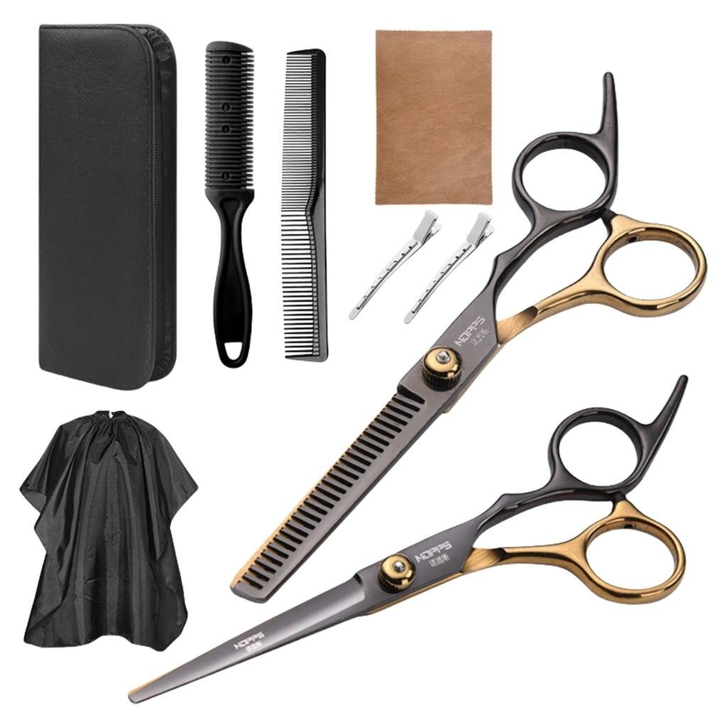 Ножницы парикмахерские, набор для стрижки волос, Набор из 9 штук
