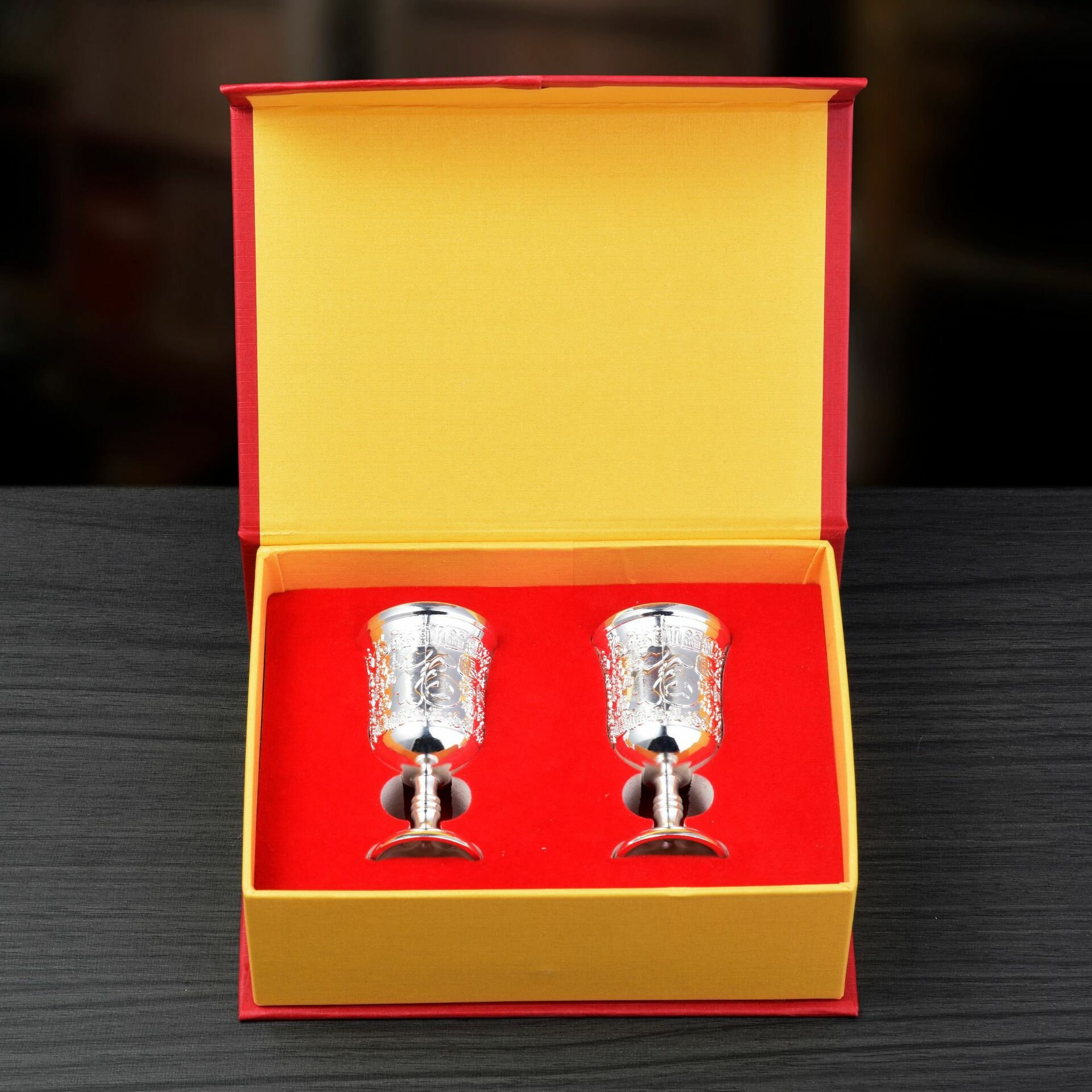 Новый золотой бокал для вина креативный Кубок Золотая чашка Серебряный Кубок подарок Повседневная мода белый дух