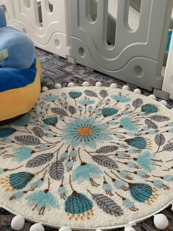 Коврик прикроватный лотос 80x80 см