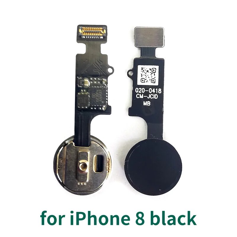 Кнопка Home гибкий кабель для iPhone 7 8 Plus Кнопка возврата назад без сенсорного ввода отпечатков пальцев Замена функции For iPhone 8 Black