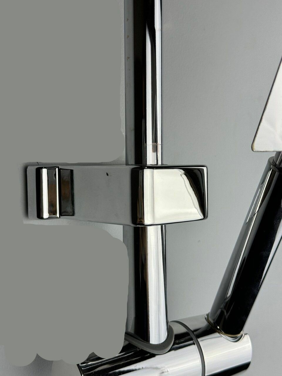 Держатель для душевой штанги хром , для круглых штанг