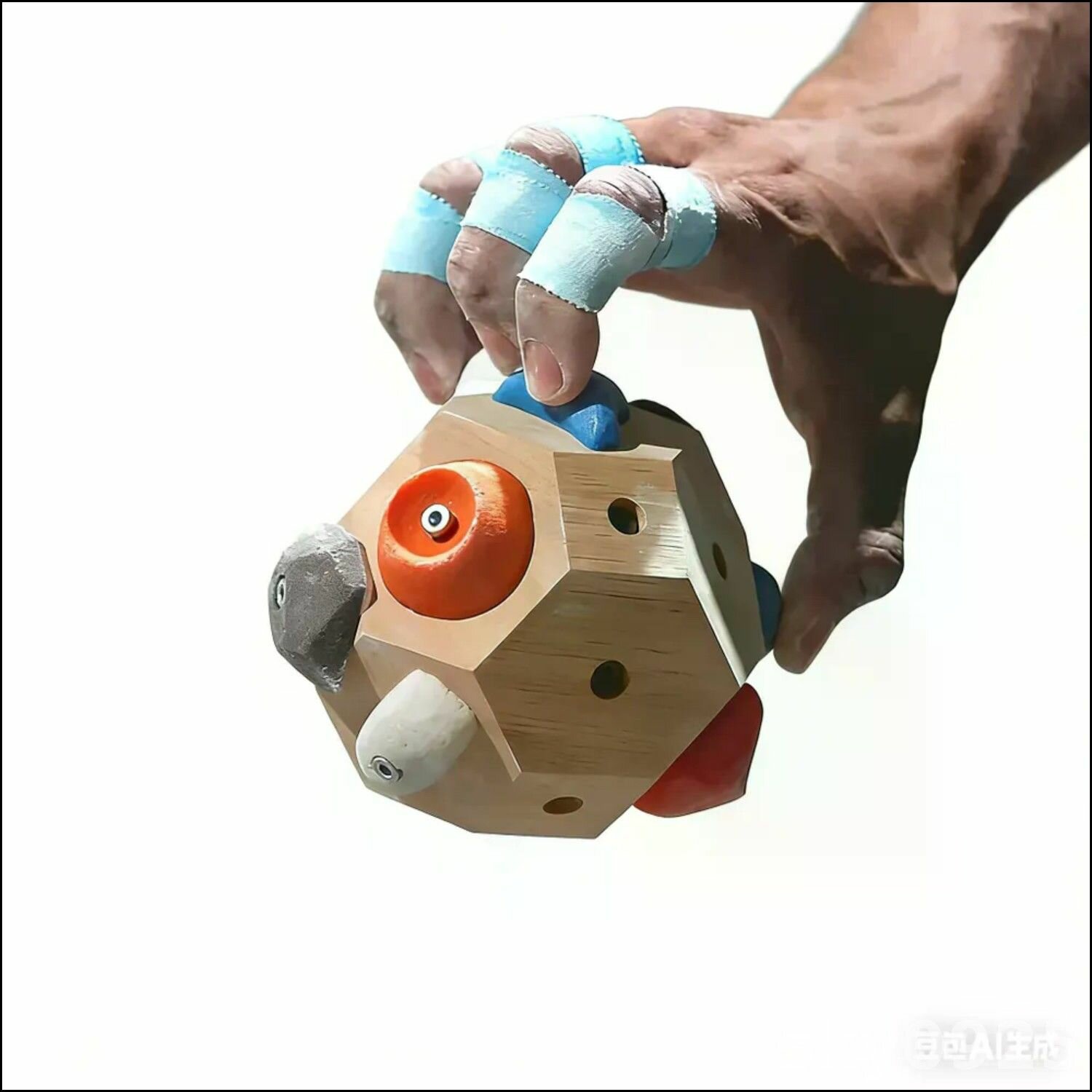 Деревянный фингерборд Handcrafted Boulder Block для скалолазания дома