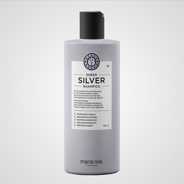 Шампунь Подлинное серебро 350 мл MARIA NILA Sheer Silver Shampoo Шампунь 350 мл