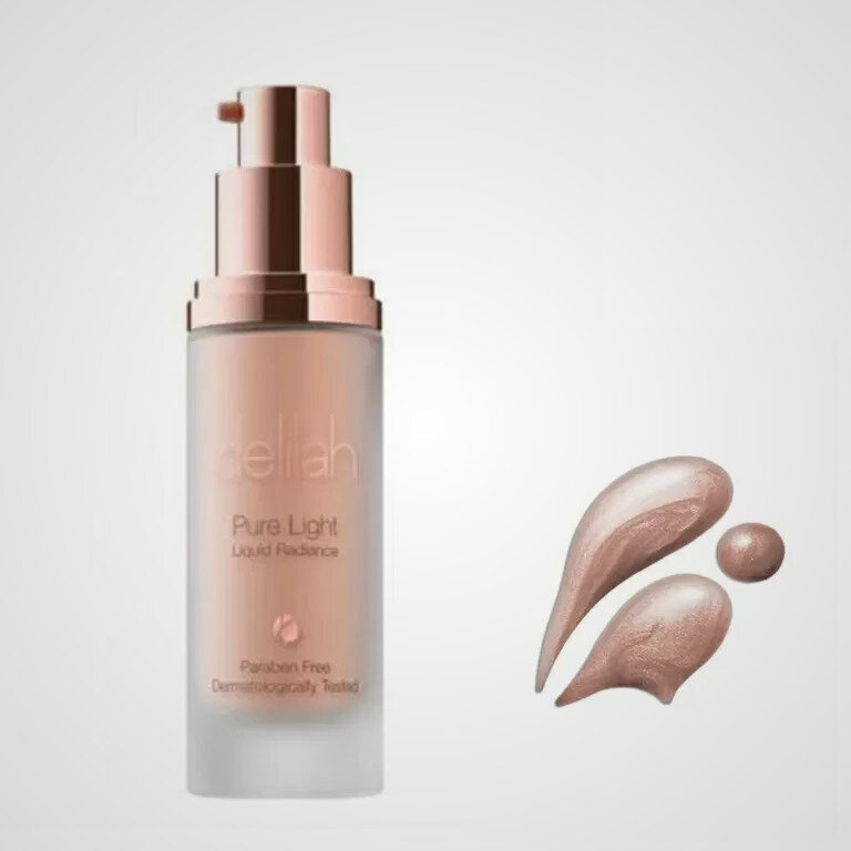 Хайлайтер для лица жидкий Pure Light Liquid Radiance Lunar 30 мл DELILAH Pure Light Liquid Radiance Lunar Хайлайтер 30 мл