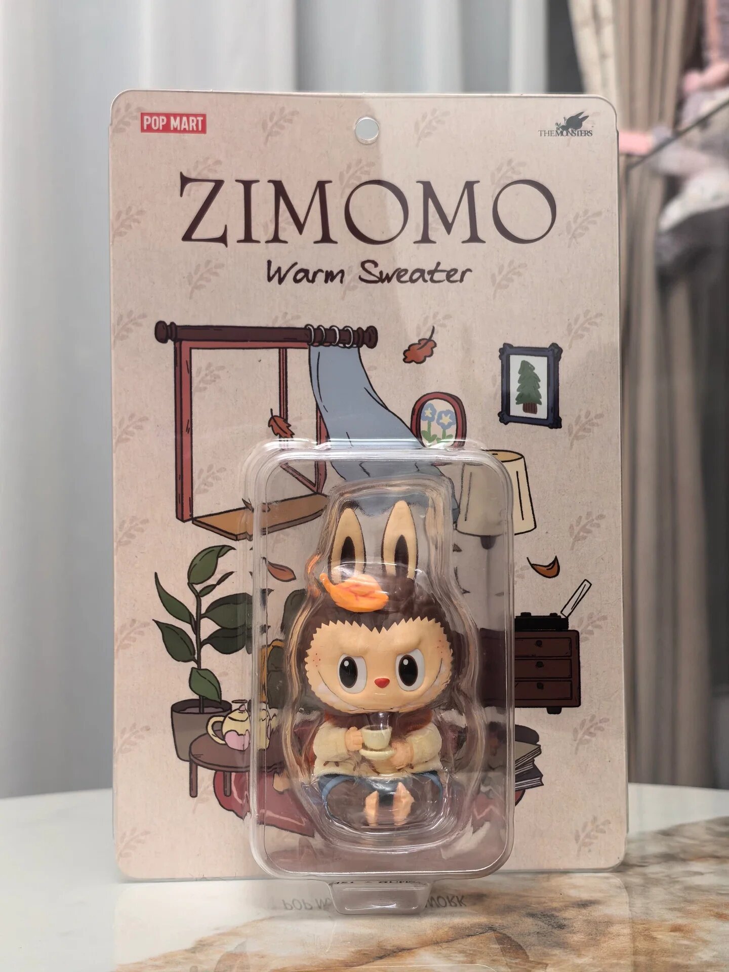 POP MART Labubu The Monsters ZIMOMO теплый свитер фигурки