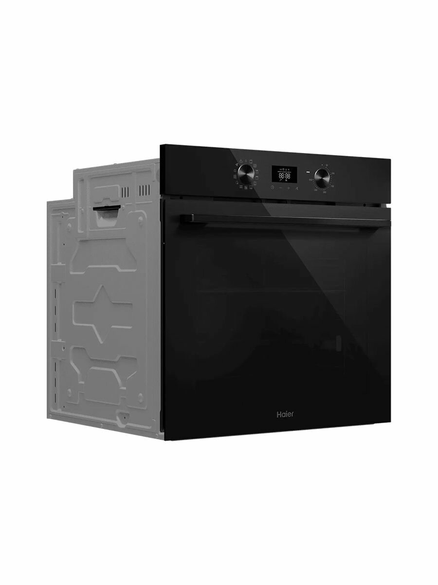 Духовой шкаф Haier HOQ-K3QNP6GB, электрический, 78 л, телескопические направляющие, 13 режимов