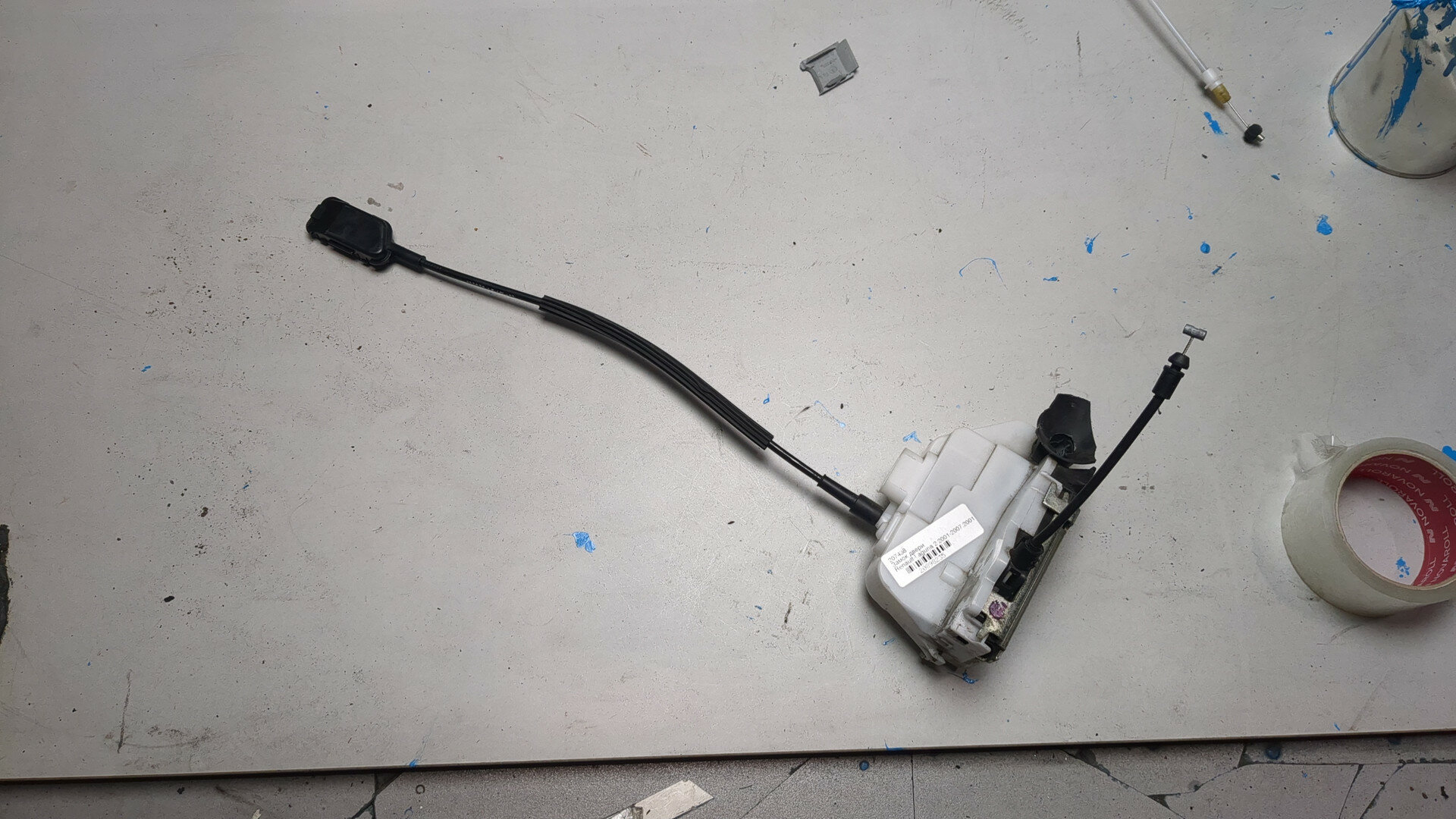 Замок двери левый передний Renault Laguna 2 Б/У