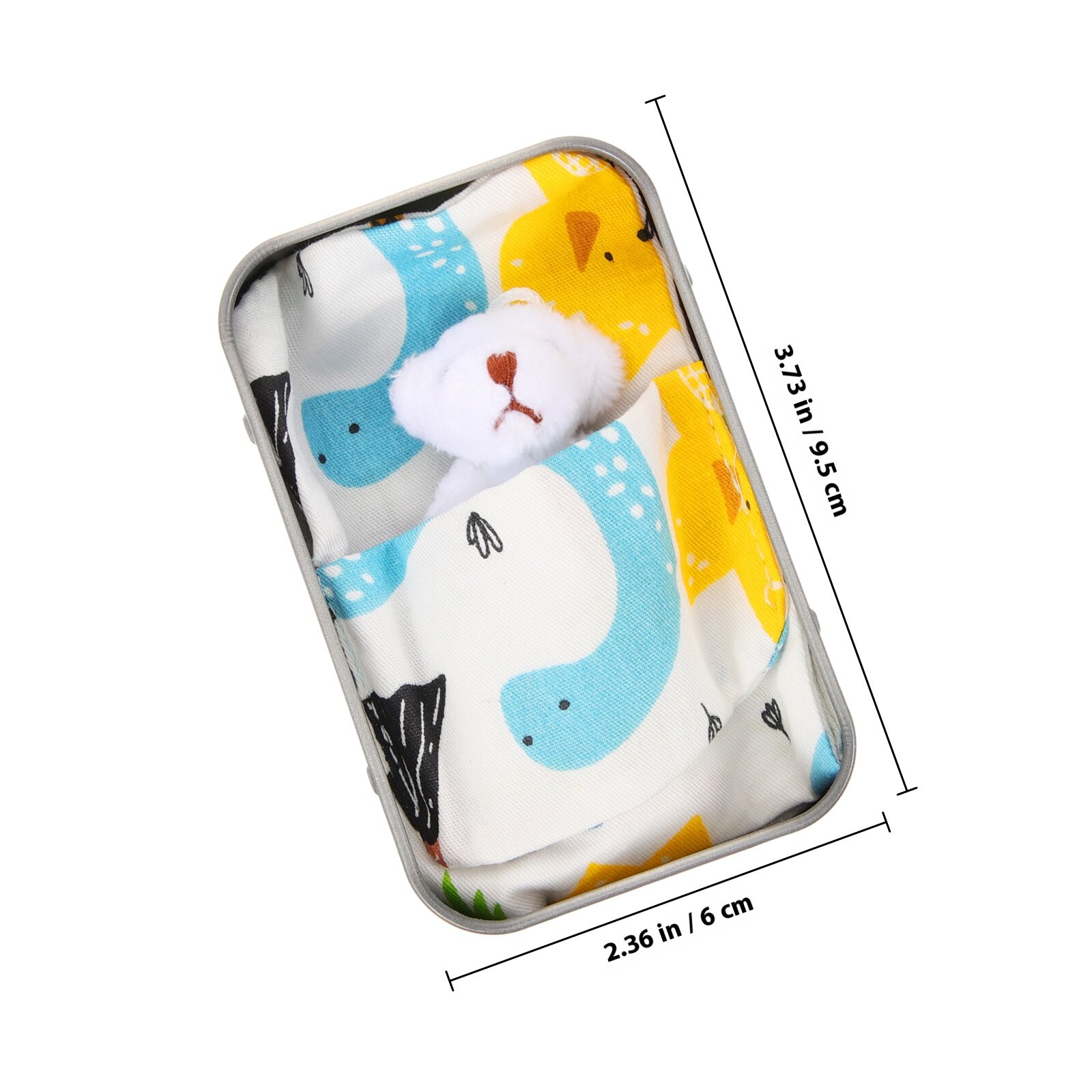 Мини Мишка В Коробочке Из Тин Детали Качества 9.50X6.00X2.00Cm