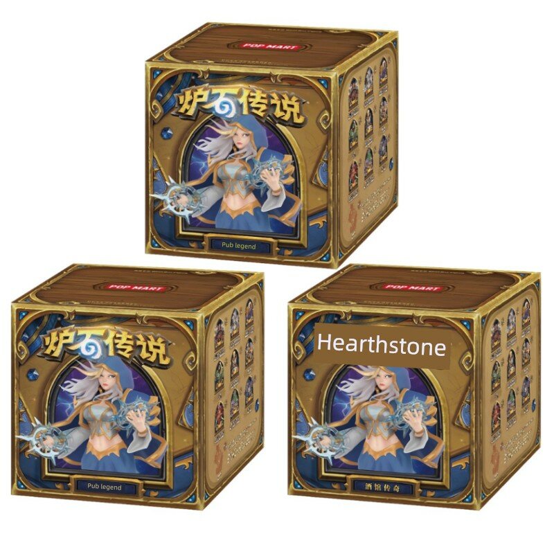 POP MART Hearthstone Tavern Legend Series Blind Box - Случайные 3 фигуры - Новое состояние