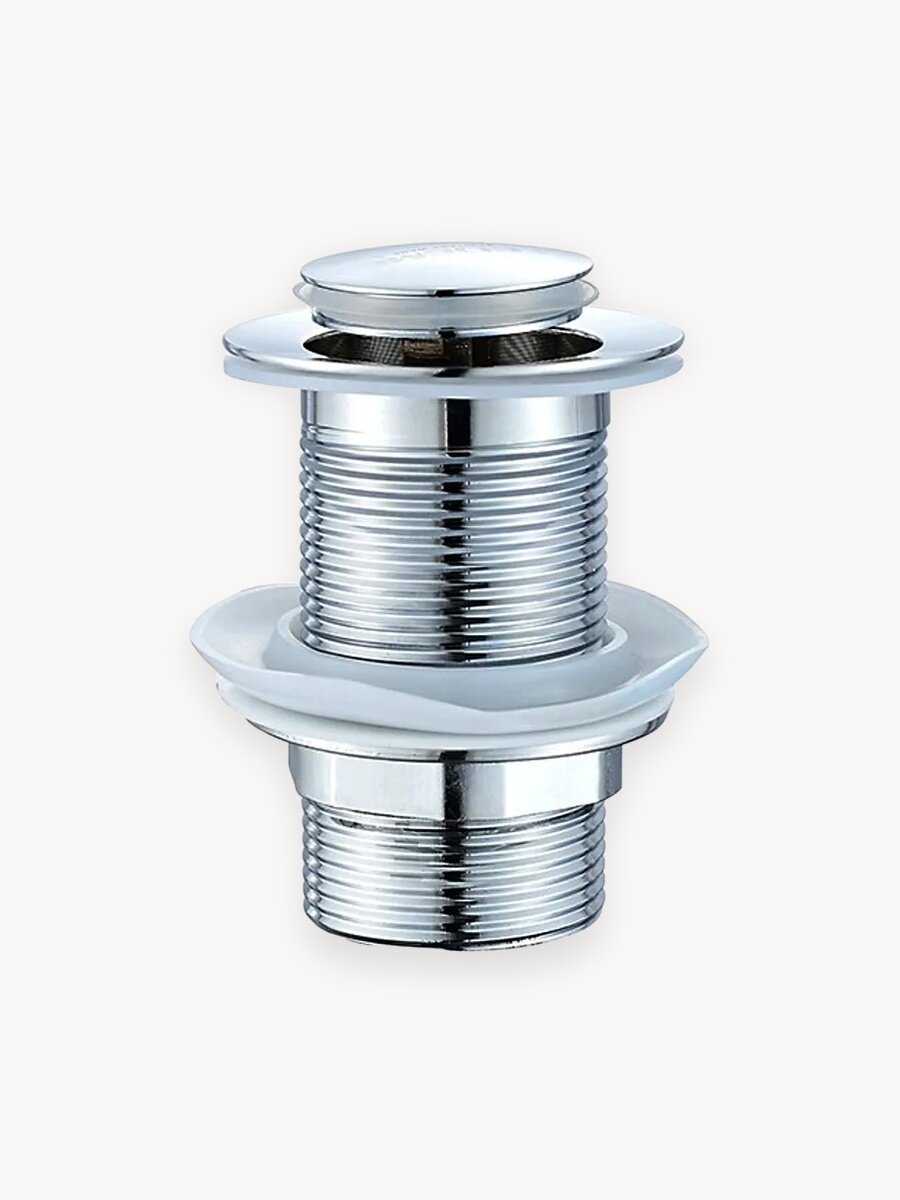 Донный клапан LEDEME L66, автоматический, латунь, хром, серебристый