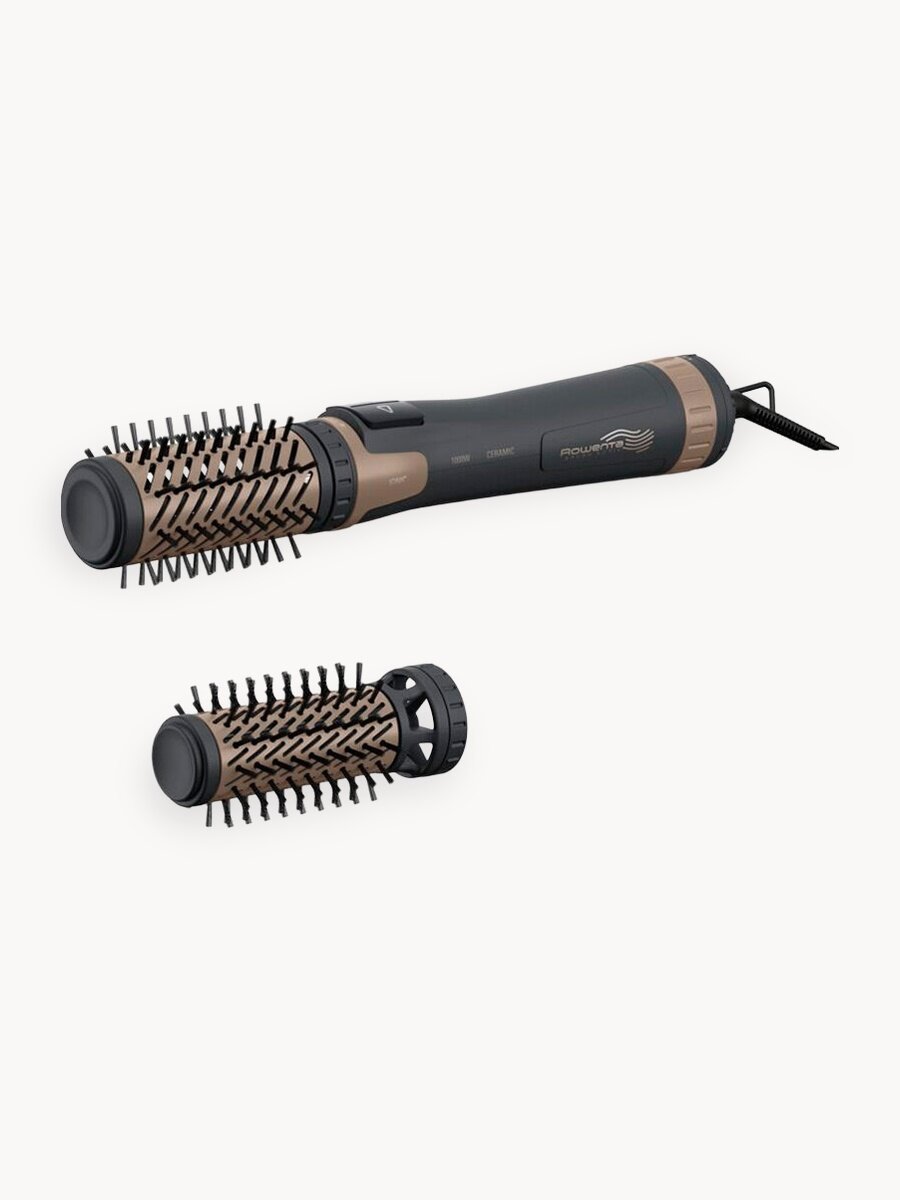 Фен-щетка Rowenta Brush Activ 1000 Вт Dunes CF9528F0 серый/коричневый