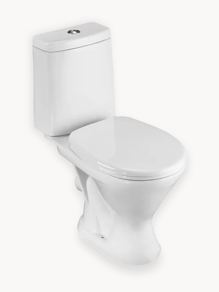 Унитаз-компакт, Santeri, Santeri Грация с горизонтальным выпуском 1. P210.3. S00.00B. F 1P2103S0000BF, прочной керамики