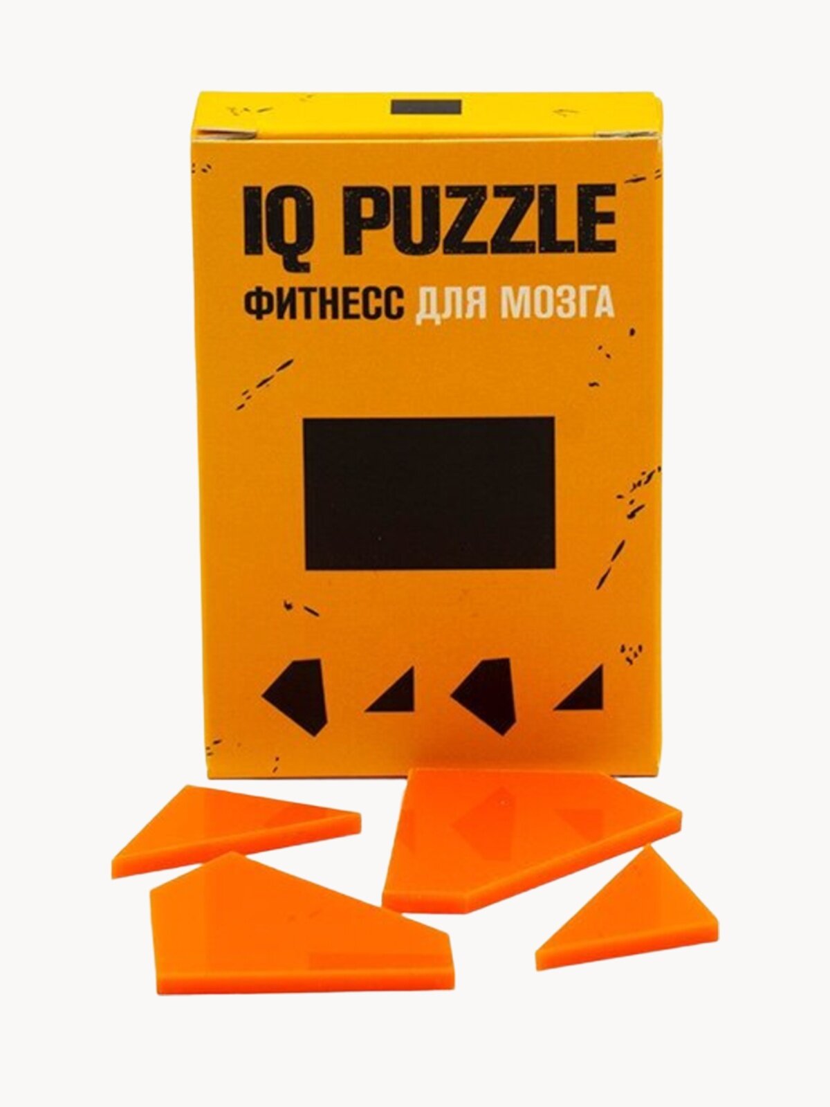 Головоломки для взрослых IQ развивающая игра пазл Прямоугольник, 4 детали / IQ PUZZLE для детей тренажер для мозга