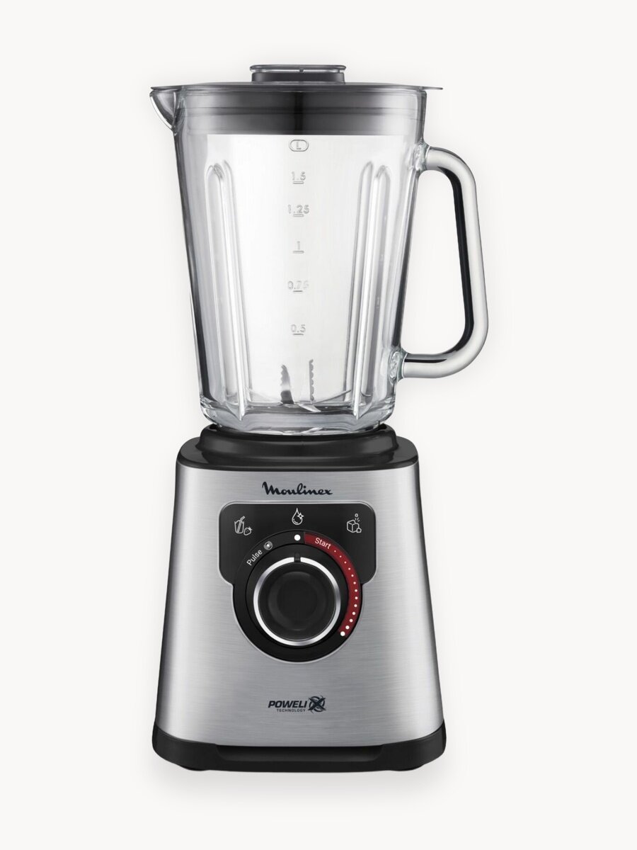 Блендер стационарный Moulinex PerfectMix+ LM871D10, высокоскоростной, c 3 автоматическими программами, 1200 Вт