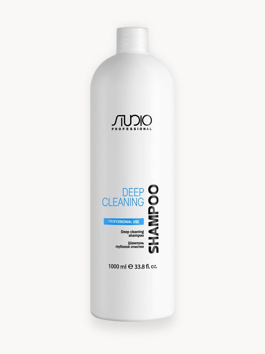 Шампунь для волос STUDIO PROFESSIONAL глубокой очистки с кератином 1000 мл
