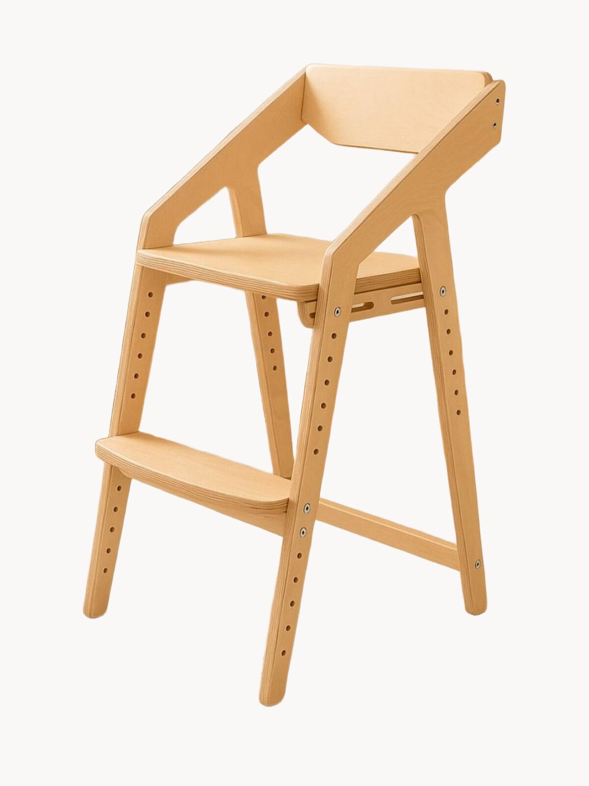 Растущий стул для детей от 2 до 14 лет деревянный, ортопедический для школьника для кормления