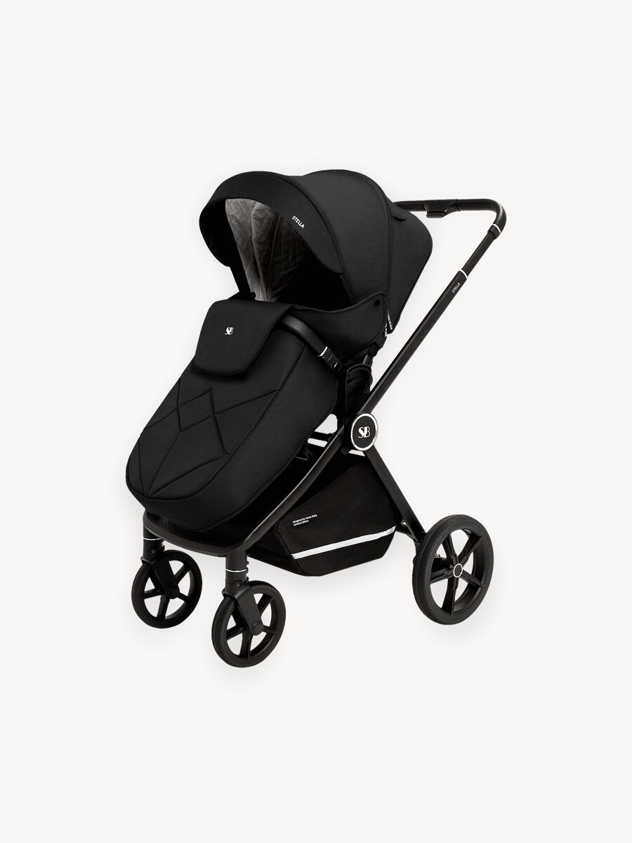 Прогулочная коляска с реверсивным блоком Sweet Baby Stella Black