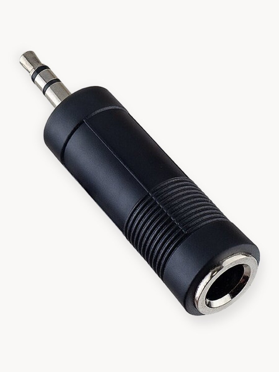 Переходник PERFEO Jack 6.35 мм розетка - Jack 3.5 мм вилка, стерео-аудио (A7024)