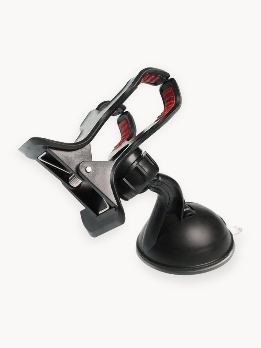 Держатель для телефона в машину Cartage, с двойной прищепкой, вакуумный, 90 мм