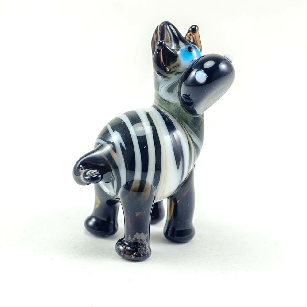 Стеклянная фигурка Зебра смешная