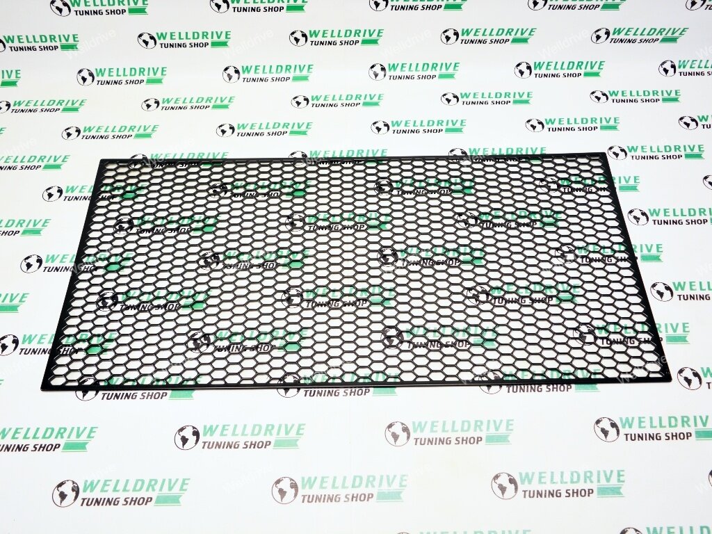 Сетка Mitsubishi Lancer X 10 соты 1260х600мм большая открытая