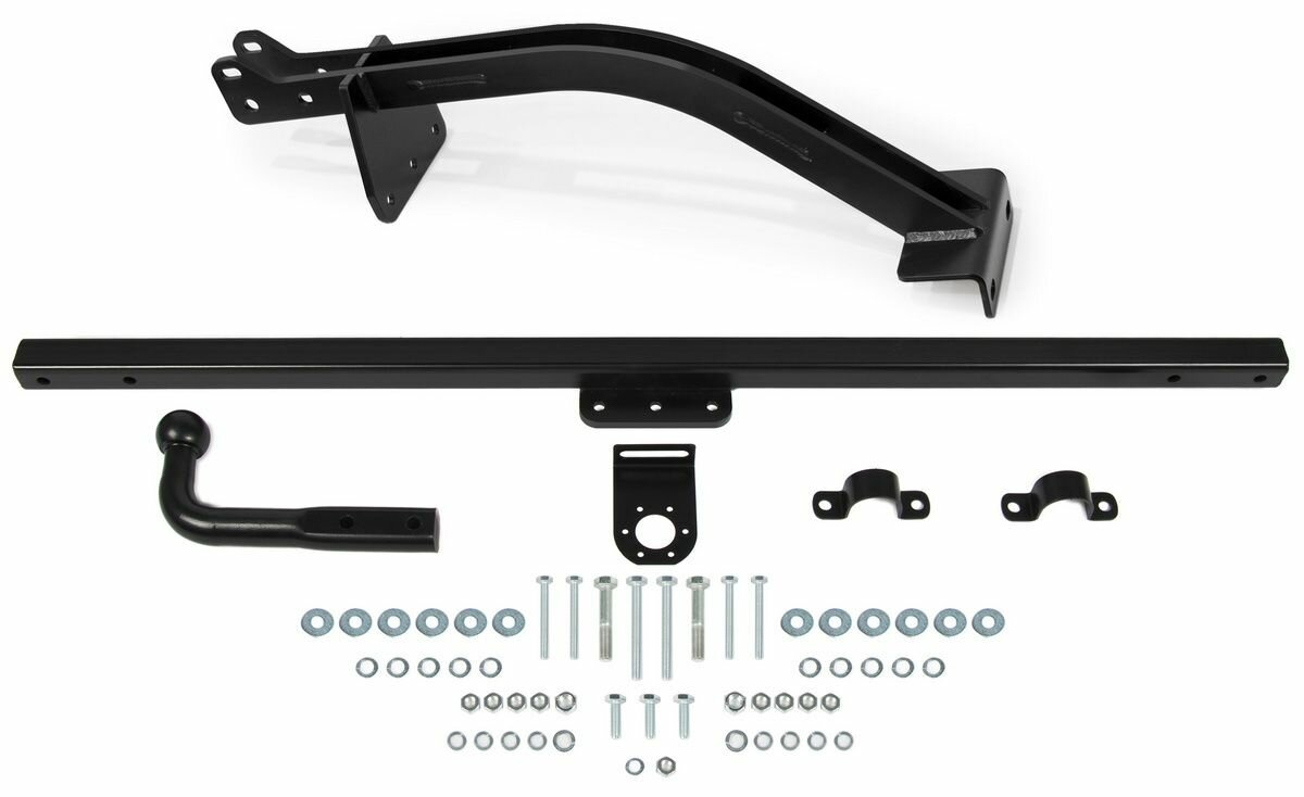 Фаркоп с унив. электрикой для ВАЗ 2121 (4x4) (вкл. Urban) 1977-2021/2131 (4x4) (вкл. Urban) 1993-2021, шар A, 900/75 кг, F.6014.004, Berg (паспорт, сертификат)