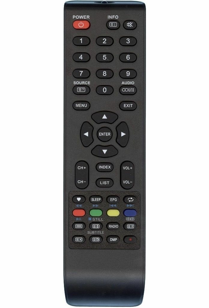 Пульт JKT-62C для телевизора DEXP, Supra, Goldstar, Erisson, Hyundai, Straus