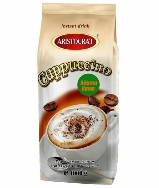 Растворимый капучино Aristocrat Cappuccino 01 Premium Irish Cream Айриш крим, 1 кг