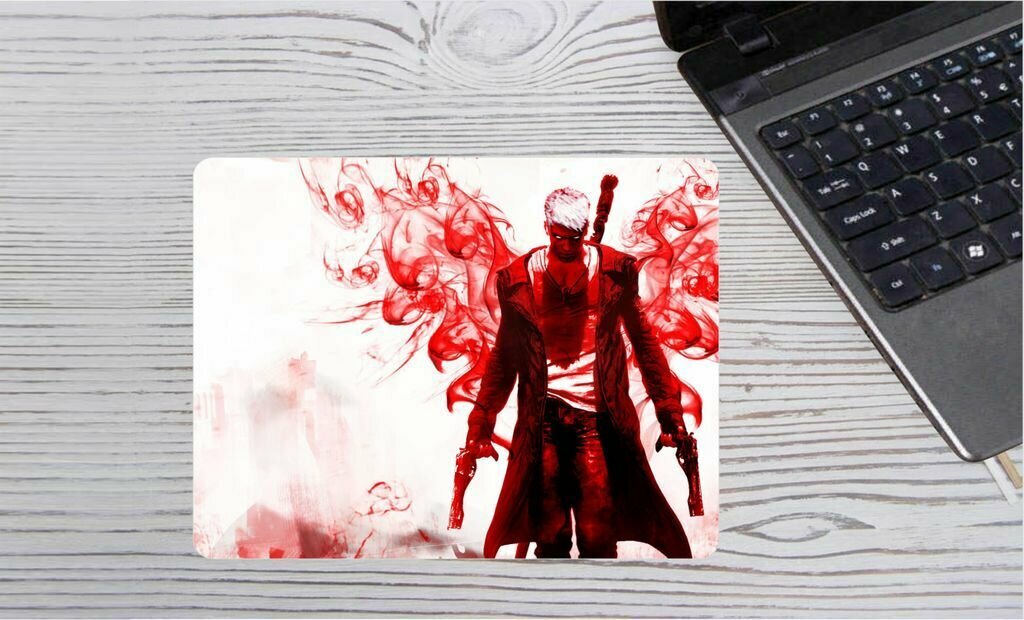 Коврик для мышки игровой 36 на 29 см GOODbrelok Dmc, Devil May Cry, Девил Май Край №29