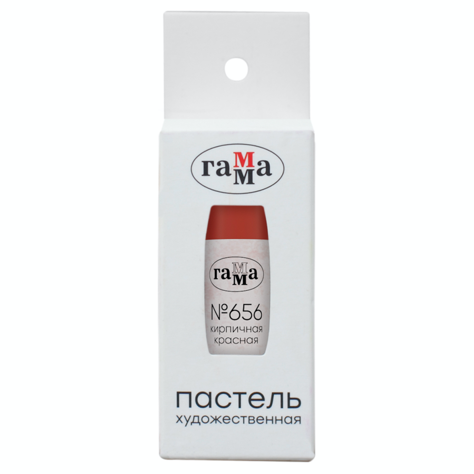 Пастель № 656 Кирпичная красная, 1 штука, художественная Гамма, артикул 210823_656