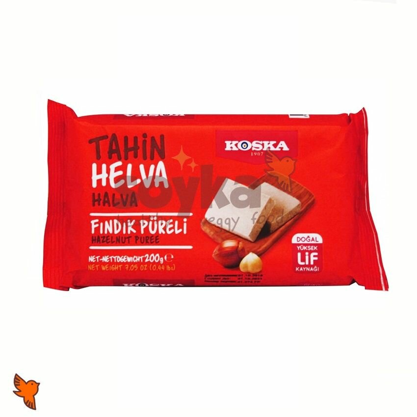 Халва кунжутная с пюре из фундука Koska, 200г