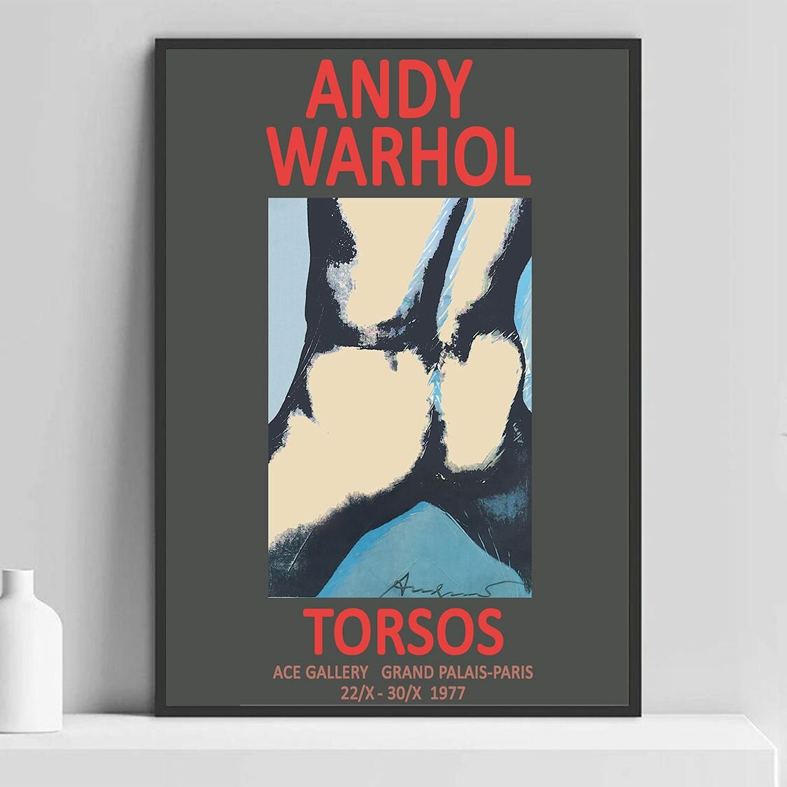 Афиша Энди Уорхола / Andy Warhol Torsos, без рамы, размер A2