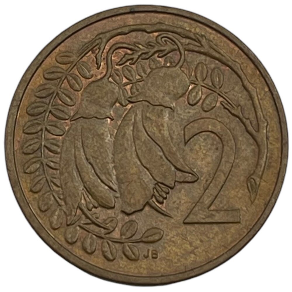 Новая Зеландия 2 цента 1987 г.