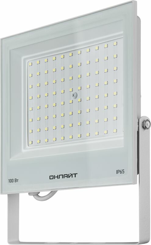 Прожектор светодиодный 90 139 OFL-100-4K-WH-IP65-LED 100Вт 4000К IP65 8000лм бел. Онлайт 90139