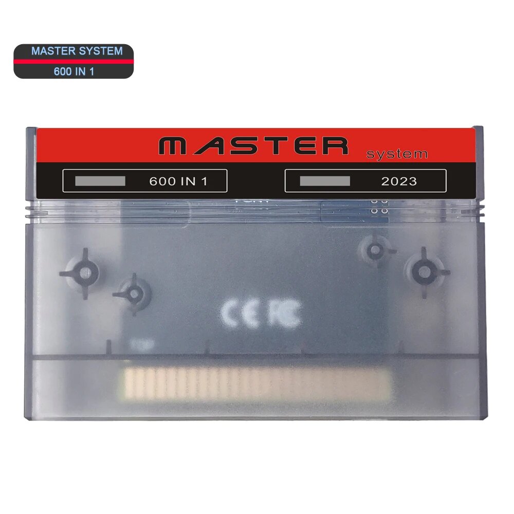 Игровая приставка Master System 600 в 1, подходит для игровой консоли SEGA в США, Европе.