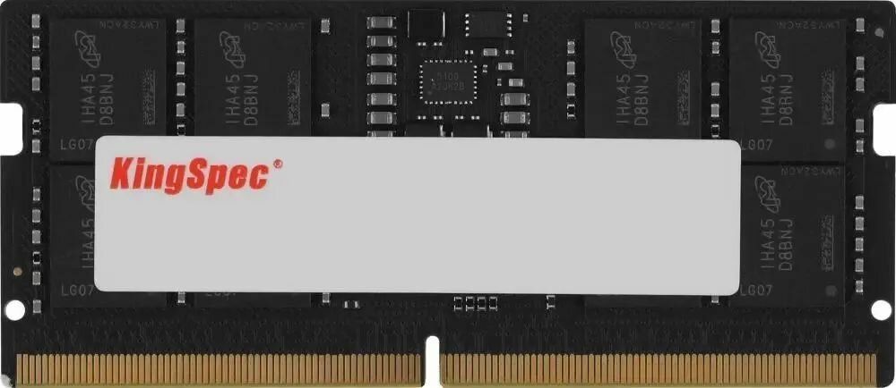 Модуль оперативной памяти KingSpec Память DDR5 16GB 5600MHz KS5600D5N11016G RTL PC5-41600 CL40 SO-DIMM 288-pin 1.1В single rank Ret
