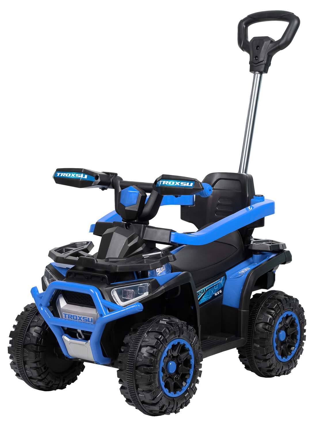 Каталка-толокар Farfello K7511, с ручкой, световые и звуковые эффекты, синий