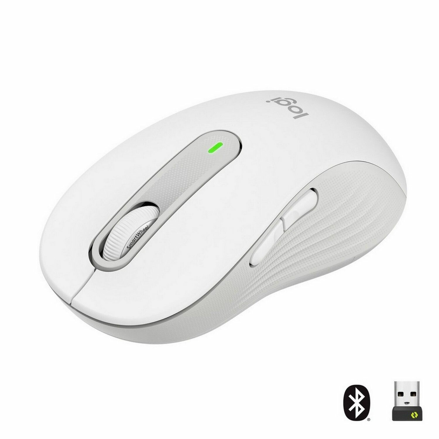 Logitech Signature M650 L Bluetooth Беспроводная мышь, белая