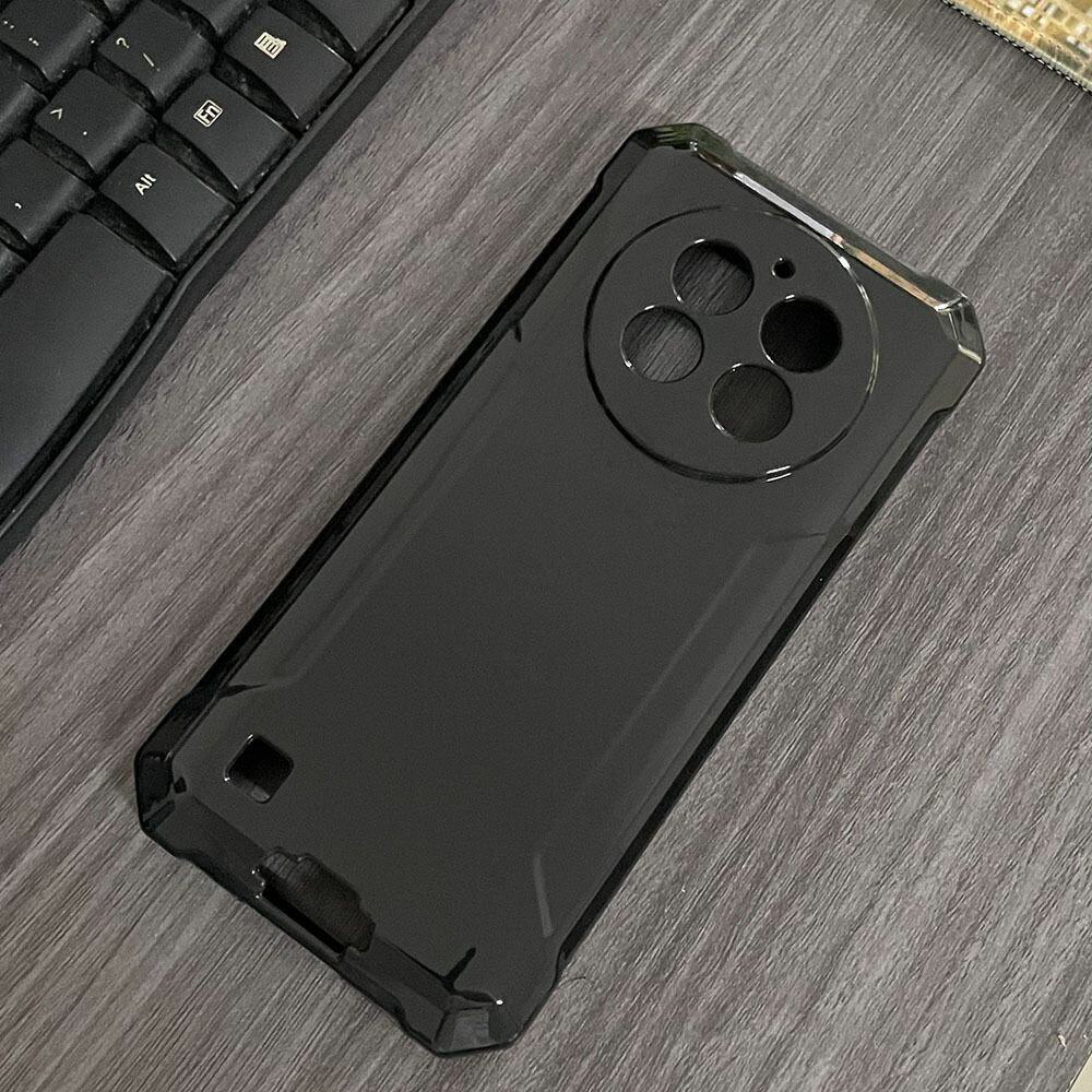 Защитный силиконовый чехол MyPads для смартфона Oukitel WP28 черный